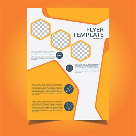 Business Advertisement Flyer Template Design 1858434 Vector Art At Vecteezy
