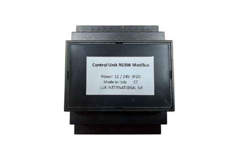 Control Unit Rgbw With Tft Lux Electronics