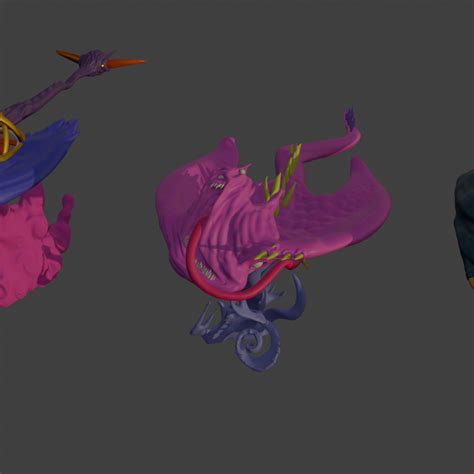 3d Printable Flaying Fleshportaldiscks By Creepy Guy
