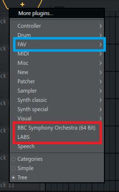 Is It Possible To Remove The Plugins In Red From The List They Are Already In FAV In Blue