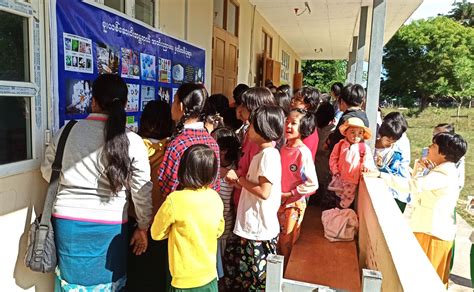 ကျွန်းလှ၌ ကလေးအလုပ်သမားပပျောက်ရေး ဟောပြောပွဲနှင့် စာအုပ်စာစောင်၊ နံရံကပ်စာစောင်၊ ဓါတ်ပုံပြပွဲ က