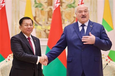 စစ်ခေါင်းဆောင်နှင့် ဘယ်လာရုစ် သမ္မတတို့က နိုင်ငံတကာ ဆန်ရှင်များကို ဂရုမစိုက်ဘဲ အတူတကွ ပူးပေါင်းက