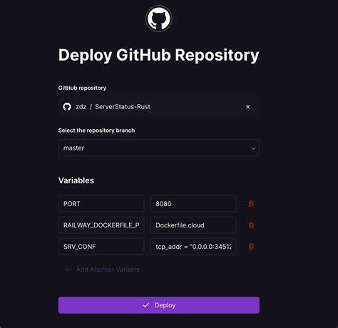 Railway Zdz ServerStatus Rust Wiki GitHub
