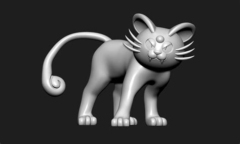 Stl File Pokemon Alolan Persian With 2 Poses 🐉 ・model To Download And 3d Print・cults