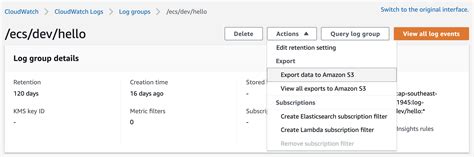 Exporting Cloudwatch Logs Dnx Solutions