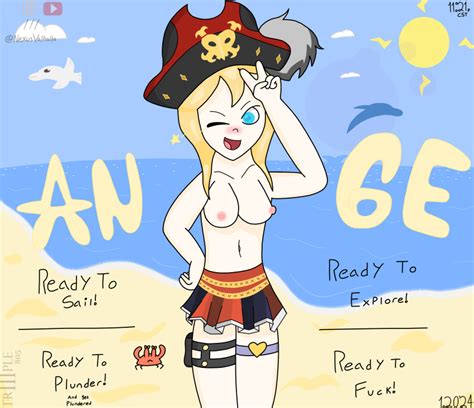 Rule 34 2020s 2024 Ange Dragon Project Artist Name Beach Bird Blonde Hair Blue Eyes Blush