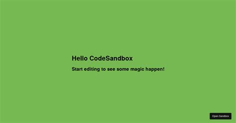 Form Codesandbox Form Codesandbox