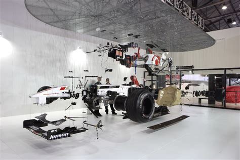 An Awesome Exploded F Car At Mercedes Benz World UK R Formula