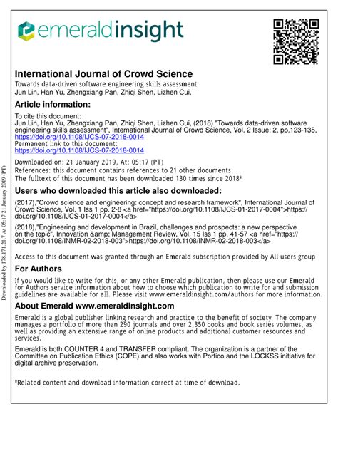 Pdf Towards Data Driven Software Engineering Skills Assessment