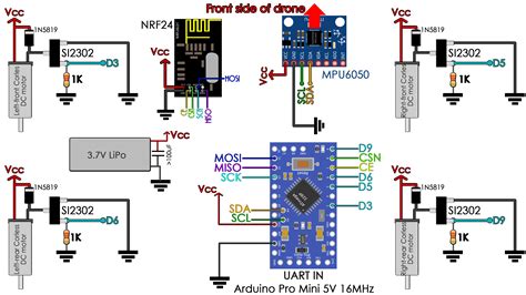 Circuit Diagram Of Drone With Arduino