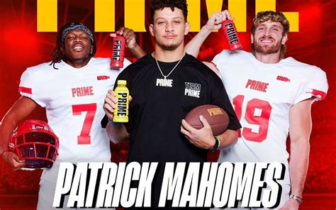 Logan Paul Truly The G O A T Logan Paul Congratulates Prime Athlete Patrick Mahomes For