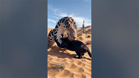 Just A Joke Between A Black Panther And A Giant Python Youtube