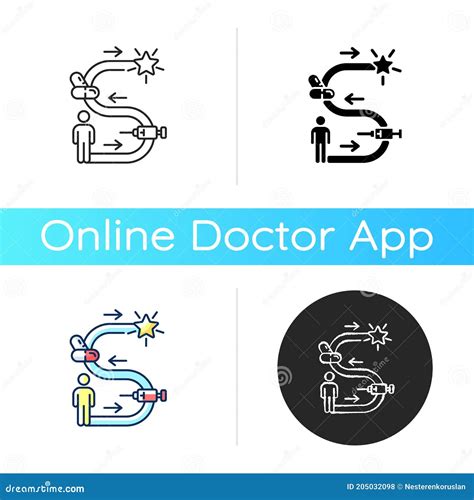 Therapy Journey Icon Stock Vector Illustration Of Design