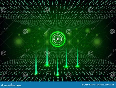 Graphics Design Illustration Digital Circuit With Binary Coded Decimal Diagram Technology For
