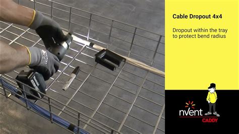 Nvent Caddy Wbt Performance Cable Tray Cable Dropouts And Powershear Youtube
