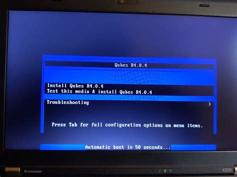 QubesOS USB Boot Screen Looks Broken User Support Qubes OS Forum