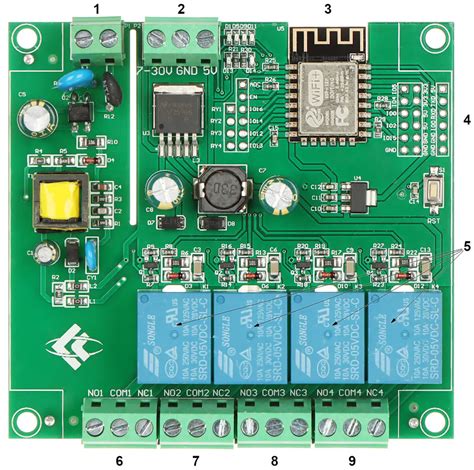 Relay Module Esp12 4r Mv Wi Fi Wasserman Eu