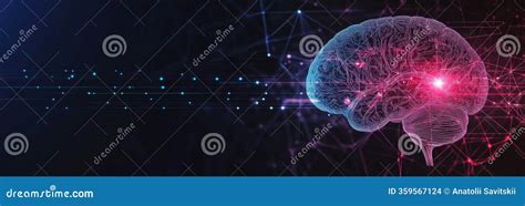 Scientific Depiction Of Glowing Neuron Pathways In The Brain Highlights The Complexity Of The