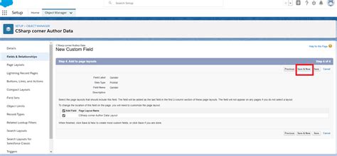 Creating A Picklist And Multiselect Picklist In Salesforce Object