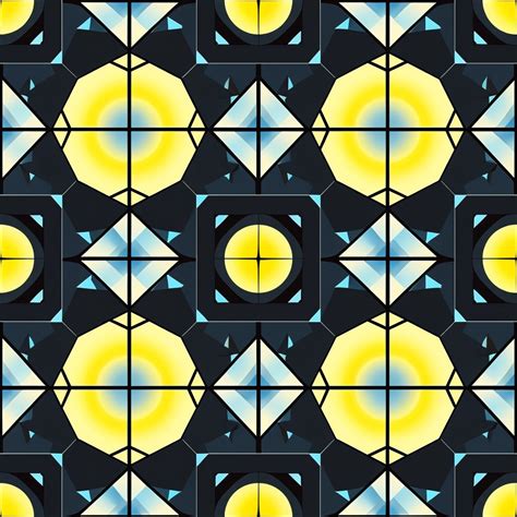 Geometric Interlocking Shapes Seamless Pattern Design Playground