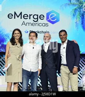 Kate Rooney Technology Reporter Of Cnbc Attends Emerge Americas 2022 At The Miami Beach