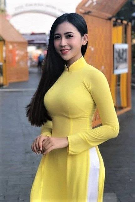 Beautiful Chinese Women Beautiful Asian Girls Gorgeous Women Yellow Peril Vietnam Dress