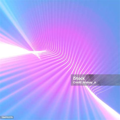 무지개 빛깔의 배경에 곡선 라인이 있는 현대적인 커버 디자인 디지털 일러스트를 렌더링하는 3d 공중에 대한 스톡 사진 및 기타 이미지 Istock