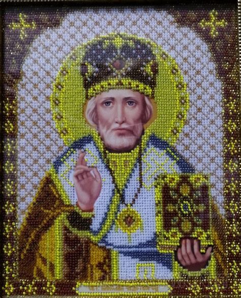 Картина Икона Николая Чудотворца Размеры 21x30 Год 2021 Цена 15000 рублей Художник