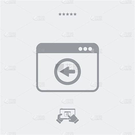 后退按钮在应用程序窗口