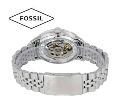 Fossil Me3044 Townsman Skeleton Dial Automatic Mens Watch
