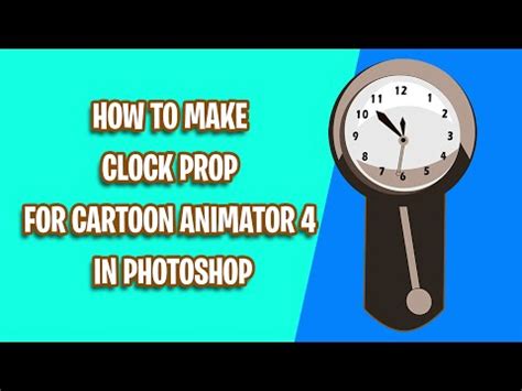 Free Clock Prop For Cartoon Animator