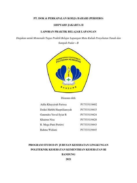 Laporan Penyehatan Tanah Dan Sampah Padat B Pt Dkb Pdf