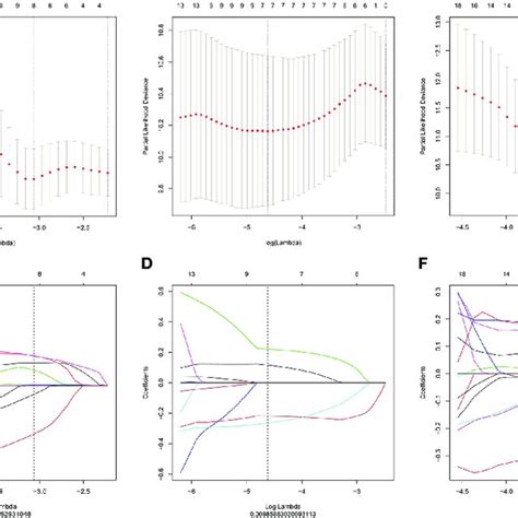 Lasso Regression For Radiomic Feature Selection In K Trans A B V E Download Scientific