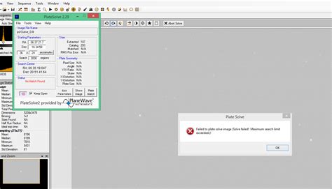 Platesolve2 Does Not Solve Local Ansvr Works Swiftly Plate Solving
