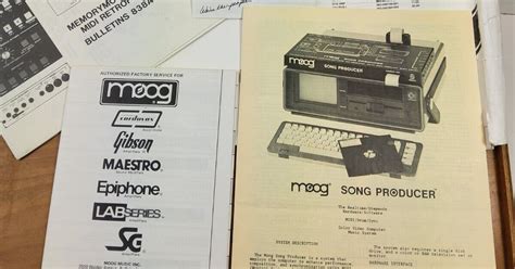 MATRIXSYNTH Moog Song Producer Memorymoog Docs Manuals