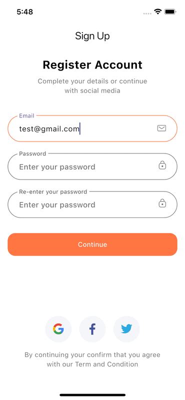 Flutter Single Screen Source Code