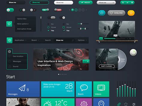 polaris ui pack by vladimir kudinov on dribbble