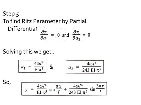 Rayleigh Ritz Method Ppt
