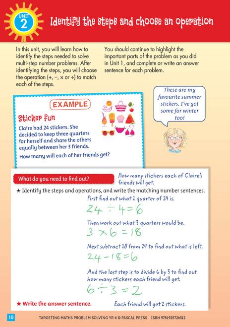 Targeting Maths Problem Solving Year 4 Pascal Press