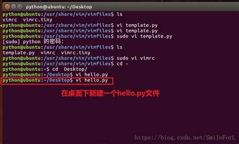 设置ubuntu系统中vi的默认模板文件 smileforl的博客 csdn博客