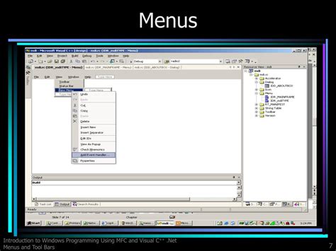 Ppt Windows Programming Using Mfc And Visual C Net Powerpoint