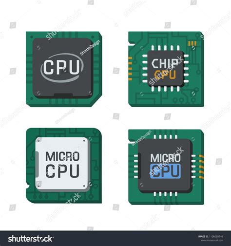 Free Vector Modern Cpu Collection With Flat Design Artofit