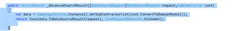 Asp Net Mvc Binding Kendo Grid With Mvc Stack Overflow