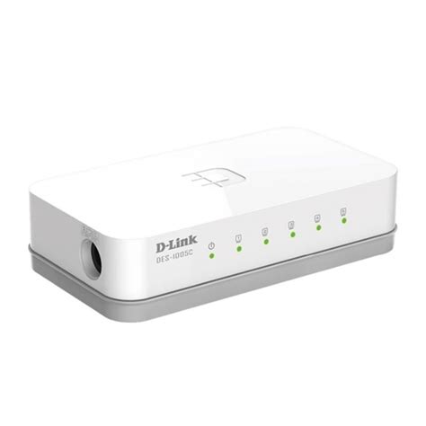 D Link 5 Port 10 100mbps Desktop Switch