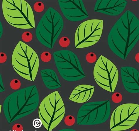 녹색 잎 원활한 패턴 Ai Eps Uidownload