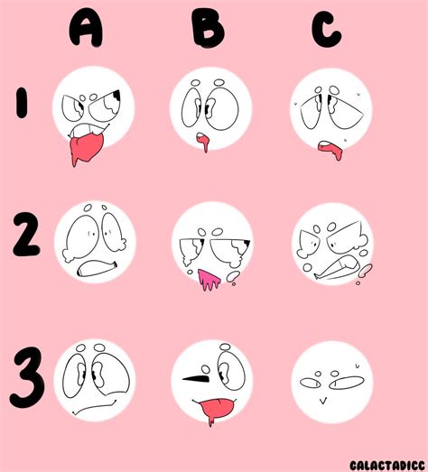 Expression Grid Meme [f2u] By Googhosty On Deviantart