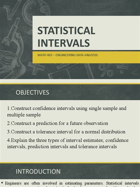 Statistical Intervals Pdf Confidence Interval Statistics
