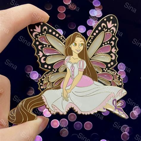 Rapunzel Pin Custom Hard Enamel Pin Custom Pins Pin