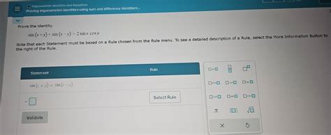 Solved Trigonometric Identities And Equations Proving Trigonometric Identities Using Sum And