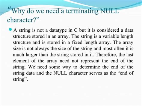 Strings Ppt